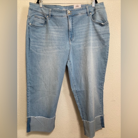 Style & Co. | Pants & Jumpsuits | Style Co Capri Jean High Cuff High ...